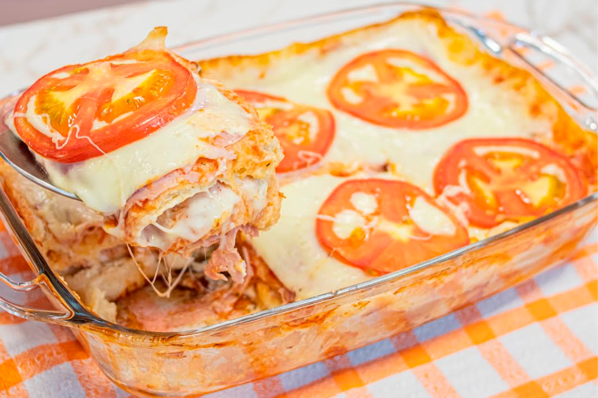 Lanchão de preguiçoso perfeito para o lanche da tarde GASTRONOMIAS