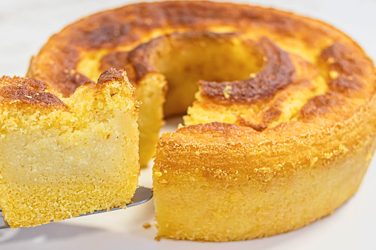 Receita de bolo de fubá cremoso perfeita para um lanche da tarde ...